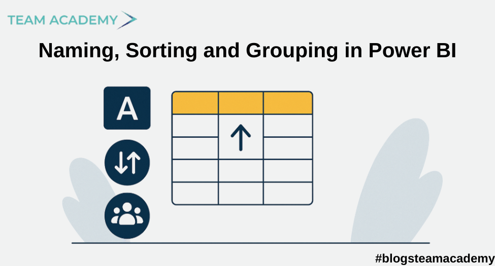 Naming, Sorting and Grouping in Power BI – Team Academy